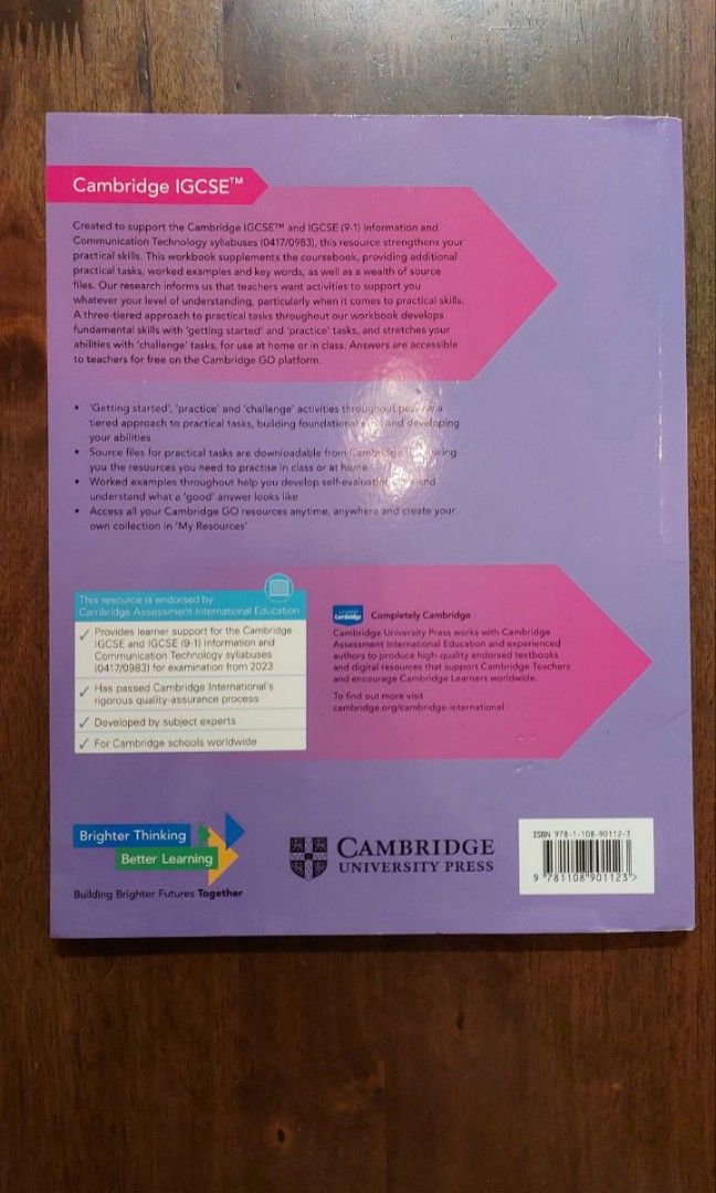 Ict Cambridge Igcse Practical Skills Workbook Hobbies And Toys Books And Magazines Textbooks On