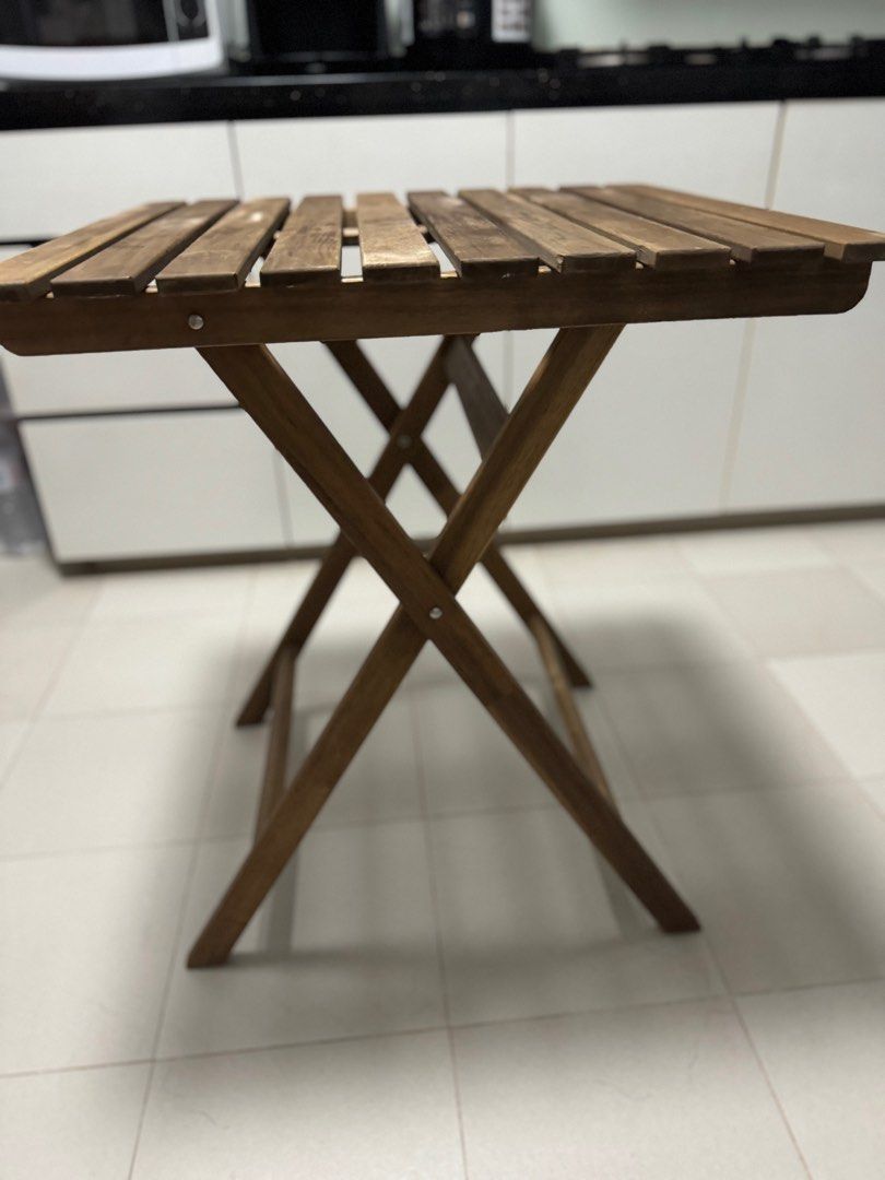 Ikea Askholmen foldable table, Furniture & Home Living, Furniture ...