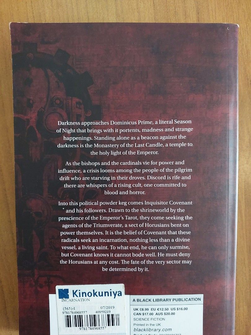 Incarnation - Warhammer 40k, Hobbies & Toys, Books & Magazines, Fiction ...