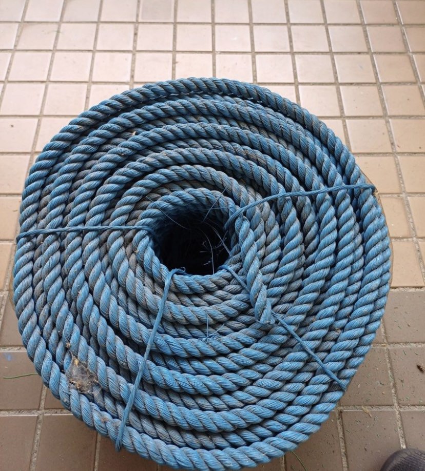 Industrial rope full wheel, Furniture & Home Living, Home Improvement ...