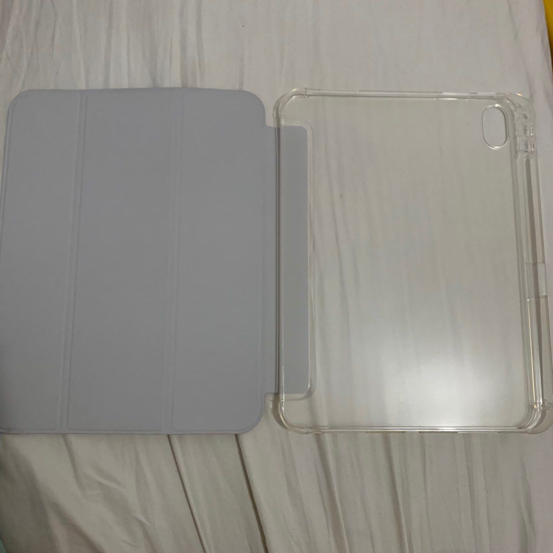 IPAD 10TH GENERATION TRIFOLD CASE CLEAR TRANSPARENT PINK COVER WITH ...