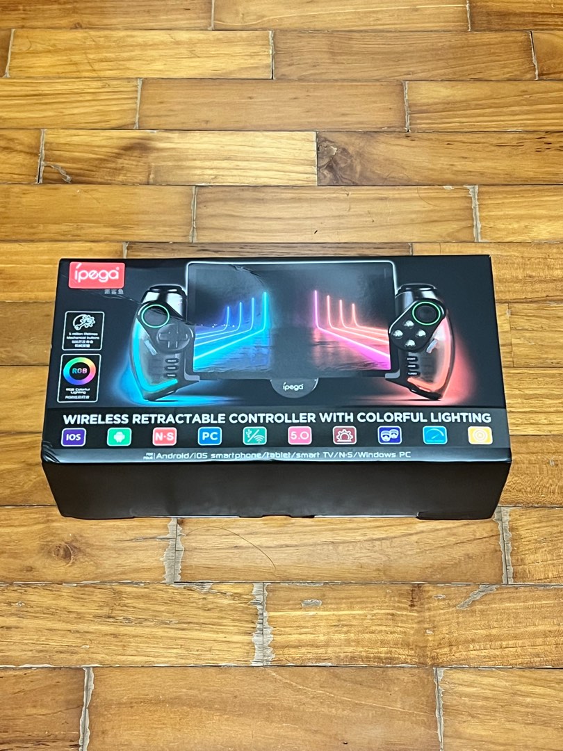 Ipega NextGen 2024 Wireless Controller Gamepad for iPhone, iPad, Android, HarmonyOS, PC (LED ...