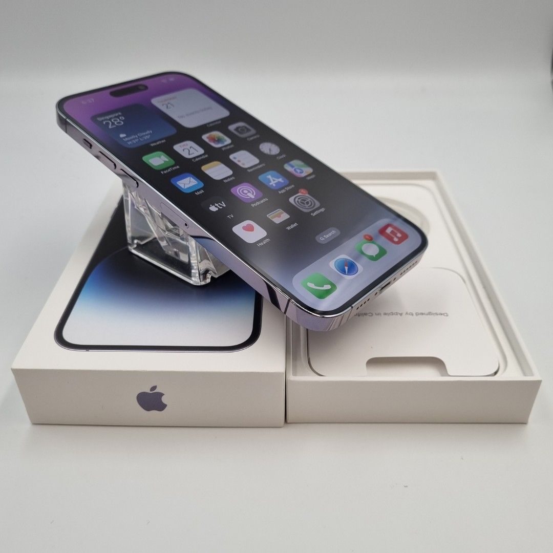 iPhone 14 Pro Max Deep Purple 128GB, Mobile Phones & Gadgets, Mobile ...