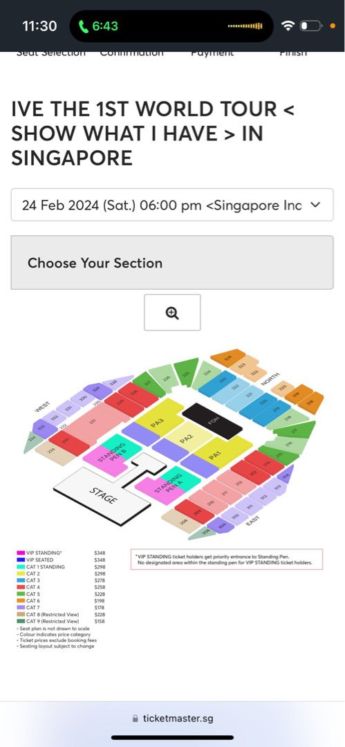 IVE The 1st World Tour in Singapore, Tickets & Vouchers, Event Tickets on Carousell
