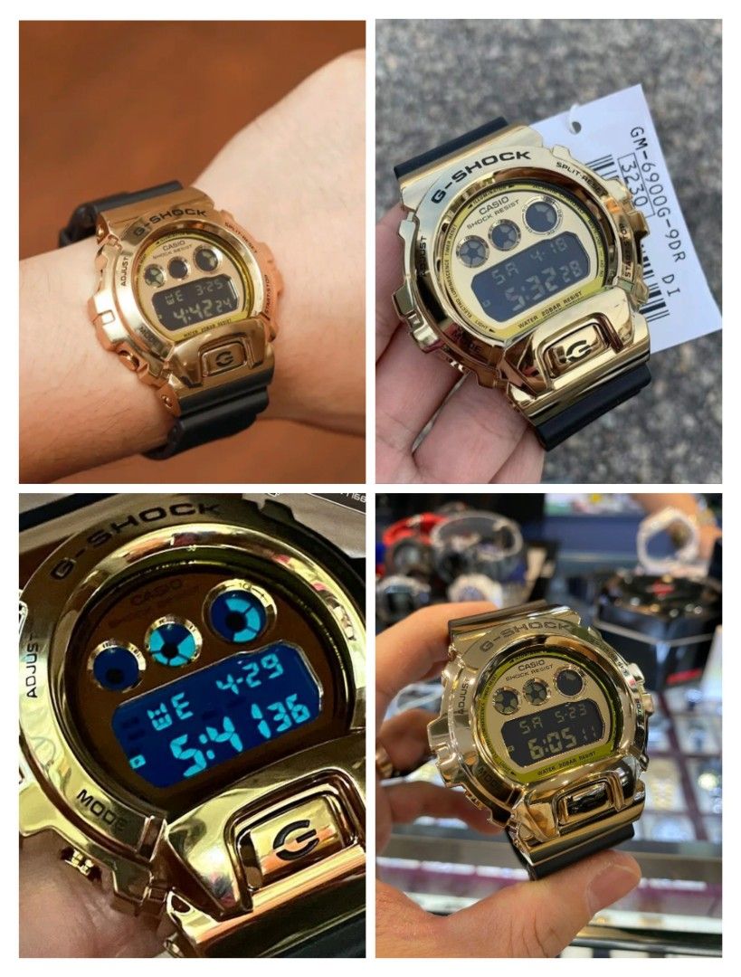 JAM CASIO G-SHOCK ORIGINAL GM-6900G-9, Men's Fashion, Watches ...