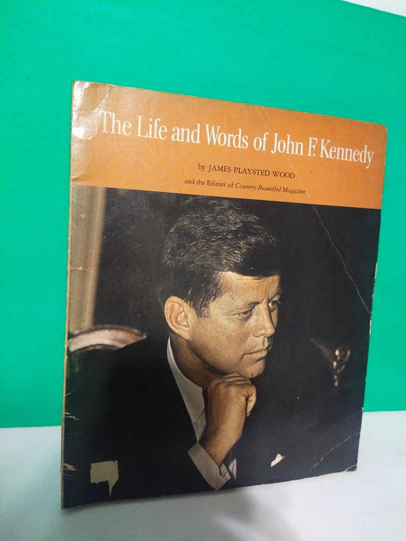 "John F. Kennedy---His Life & Words" booklet/1967/Nice Tribute ...