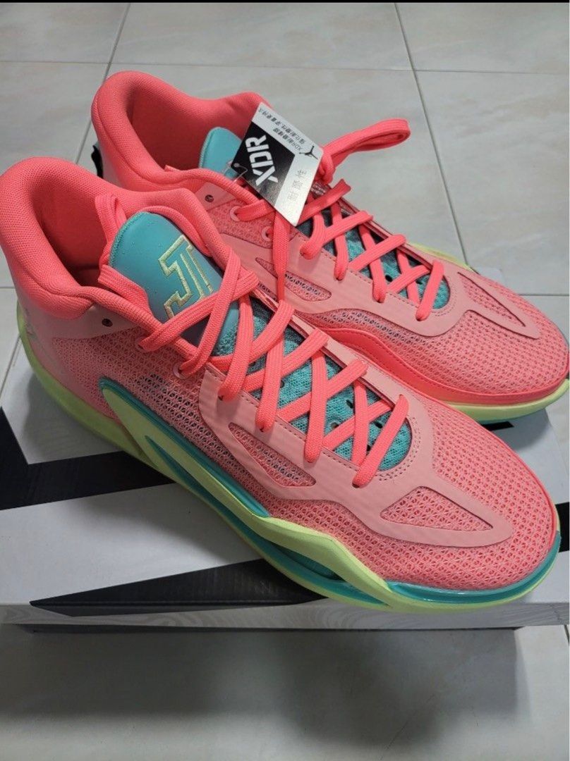 Jordan tatum 1 JT1 pink lemonade, Men's Fashion, Footwear, Sneakers on ...