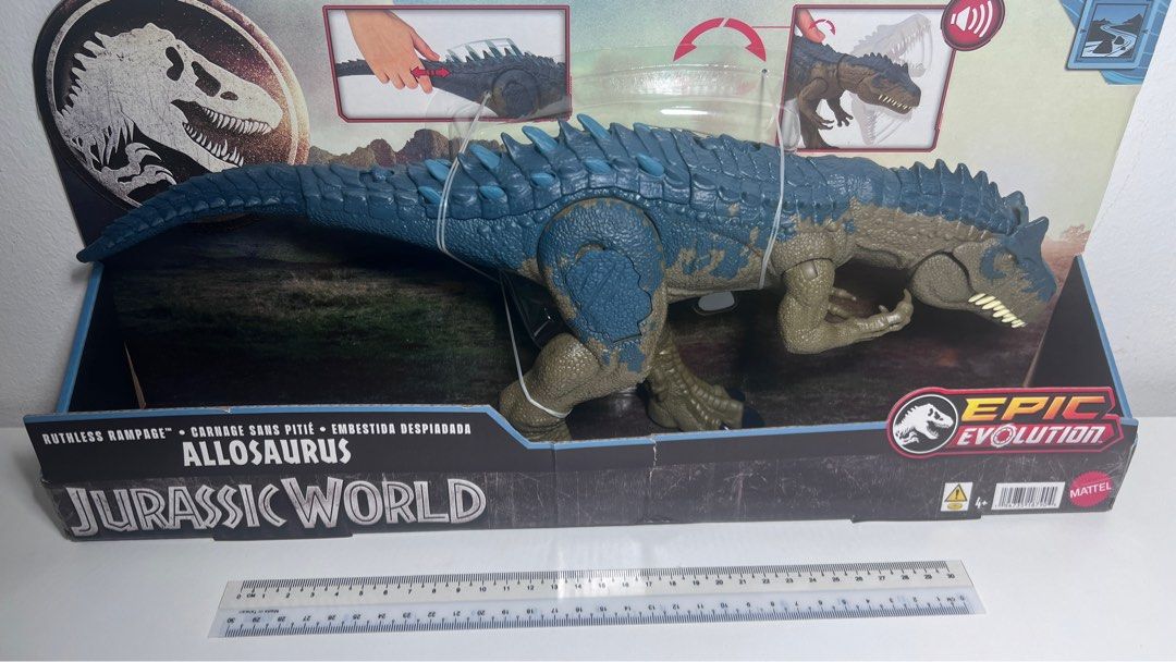 Jurassic World Ruthless Rampage Allosaurus, Hobbies & Toys, Toys ...