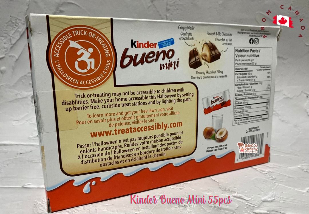 KINDER CANADA | Bueno Mini Chocolate and Hazelnut Cream Candy Bars ...