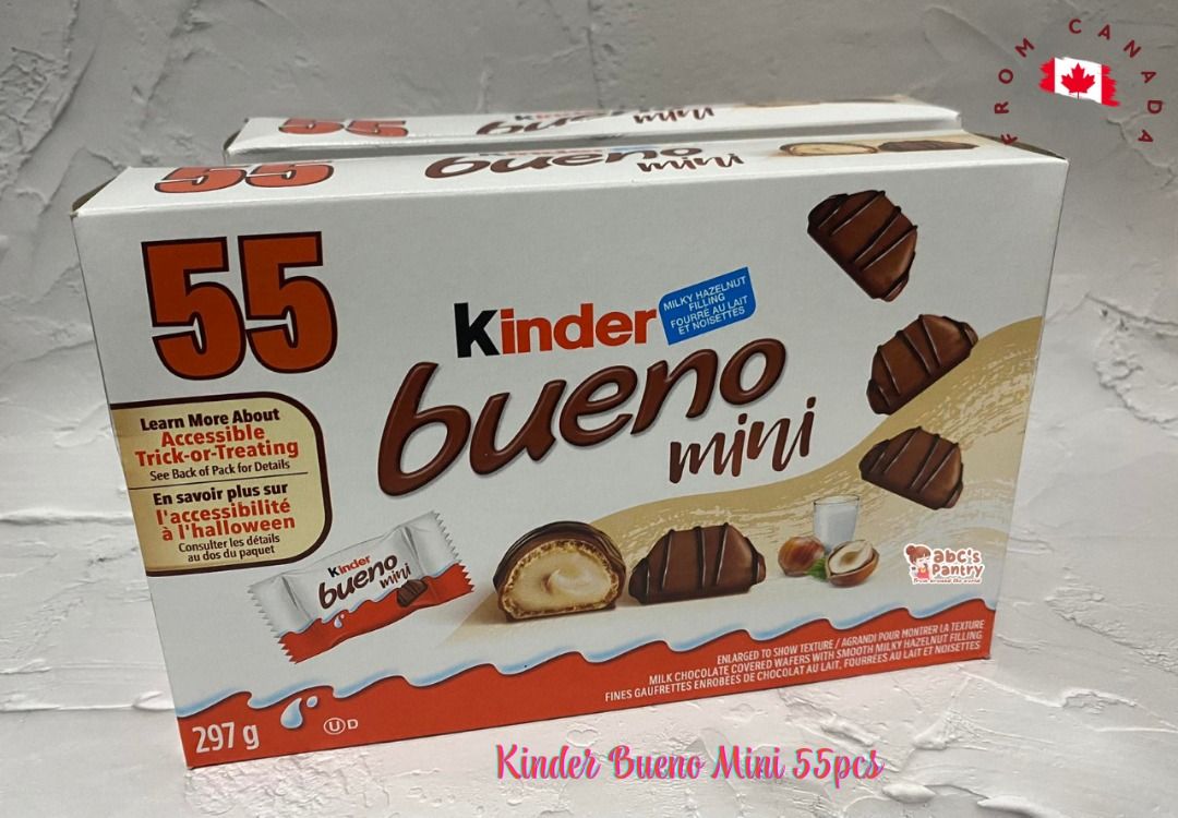 KINDER CANADA | Bueno Mini Chocolate and Hazelnut Cream Candy Bars ...