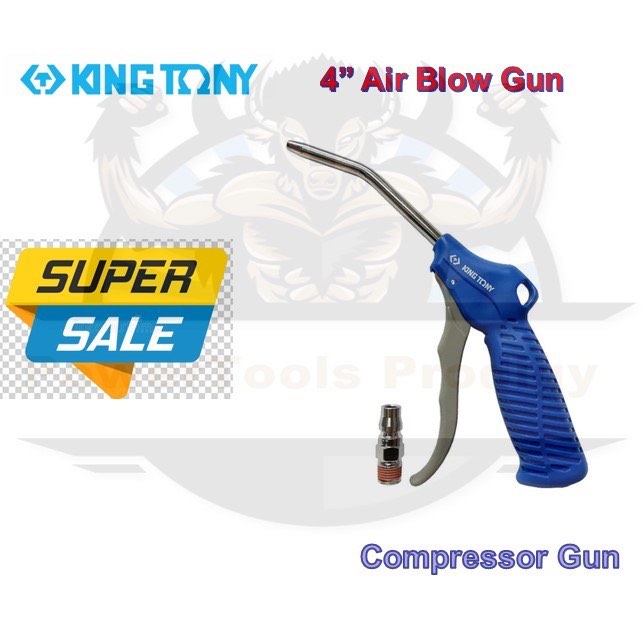 KING TONY AIR COMPRESSOR GUN 4" AIR BLOW GUN, Furniture & Home Living ...