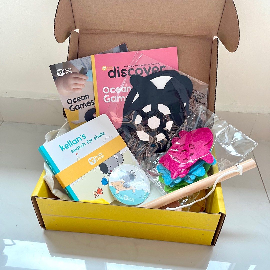 KiwiCo Koala Crate Discovery Ocean Games Handcraft Toddler Kid Toy ...