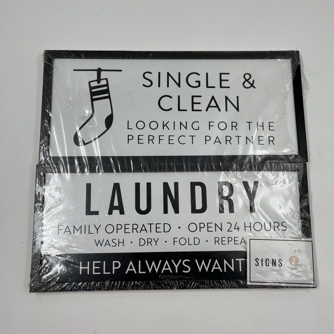 Laundry Signage, Everything Else, Others on Carousell