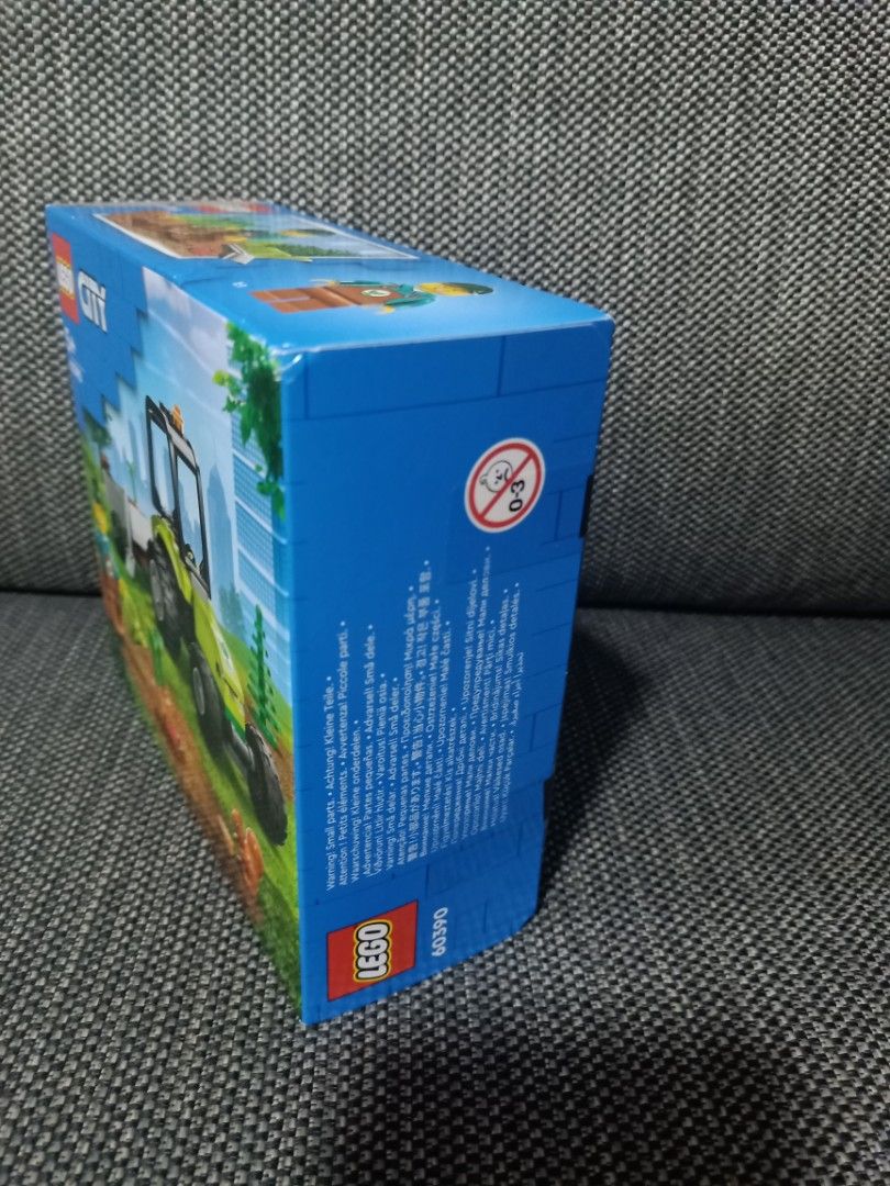 LEGO City Park Tractor 60390, Toy with Trailer for Kids Ages 5 Plus ...