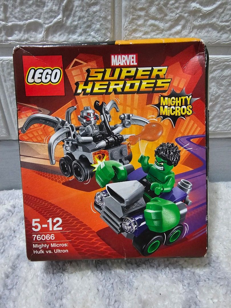 LEGO Marvel Super Heroes 76066 Mighty Micros:Hulk vs. Ultron, Hobbies ...