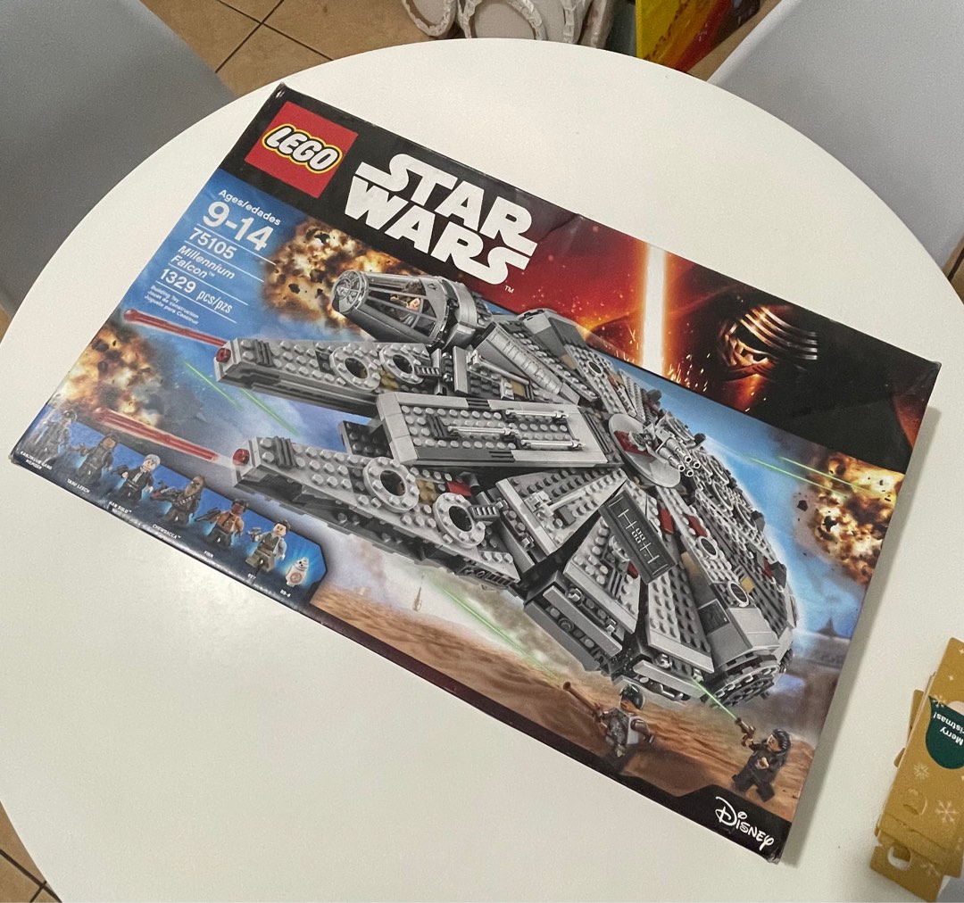LEGO Star Wars Millenium Falcon Set 75105, Hobbies & Toys, Toys & Games ...