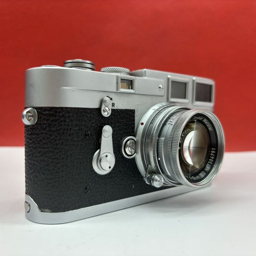 Leica M3 機身測距 菲林相機 Summicron 5cm F2 快門 OK 德國製造 Leica 徠卡 底片相機, 攝影器材, 相機 - Carousell