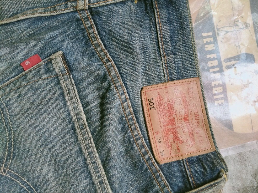 Levi's 501 factory design, Men's Fashion, Bottoms, Jeans on Carousell