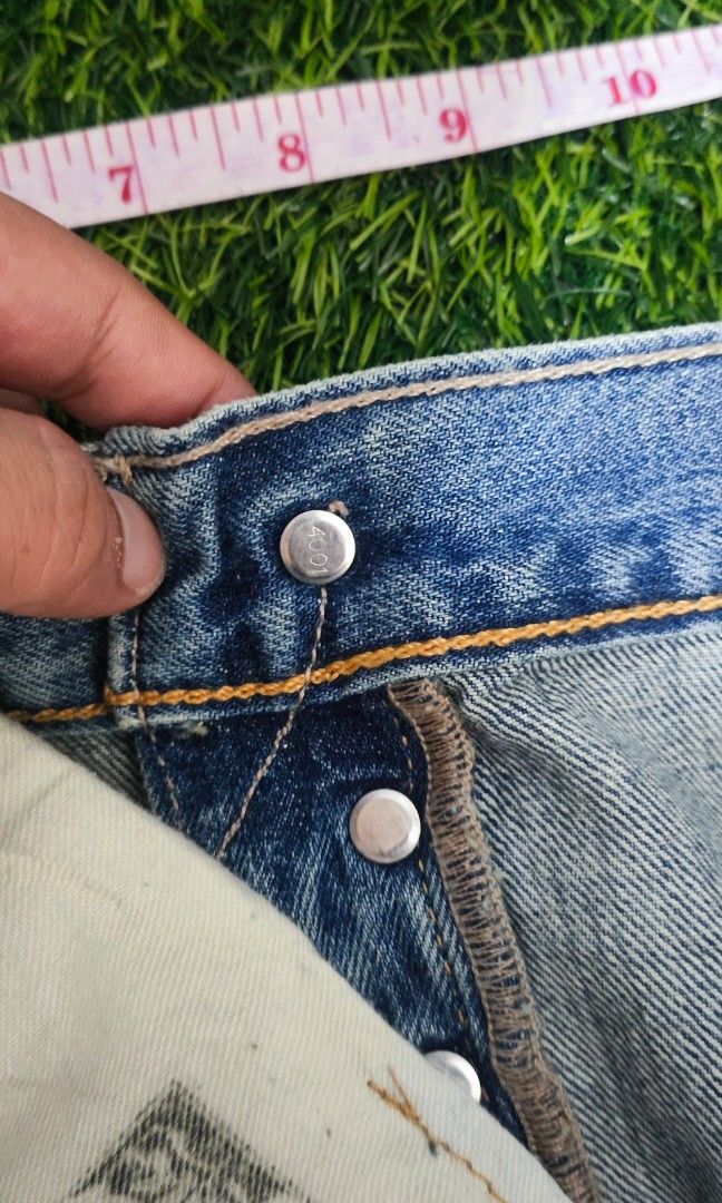Levi's 501 Straight Leg Button Fly, Men's Fashion, Bottoms, Jeans on ...
