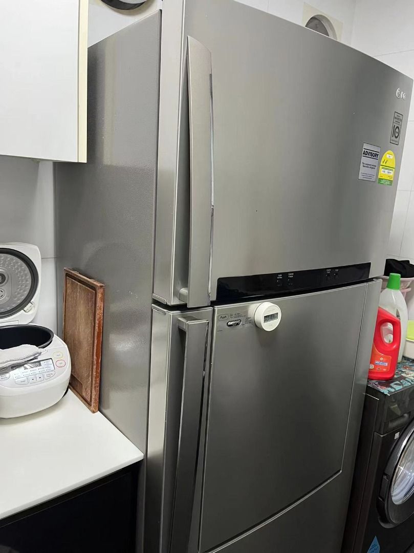 LG 507L Stainless Steel Top Freezer Refrigerator, TV & Home Appliances, Kitchen Appliances ...