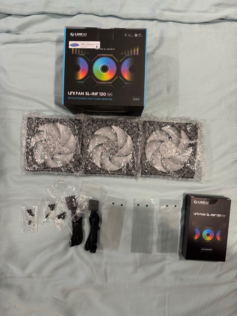 lian li uni fan SL-INF 120 infinity fan (black), Computers & Tech ...