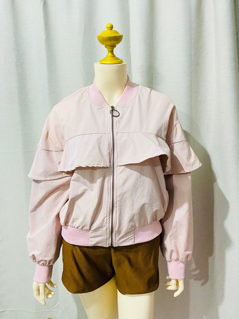 Light Pink Fashion Jacket, Women's Fashion, Coats, Jackets and ...