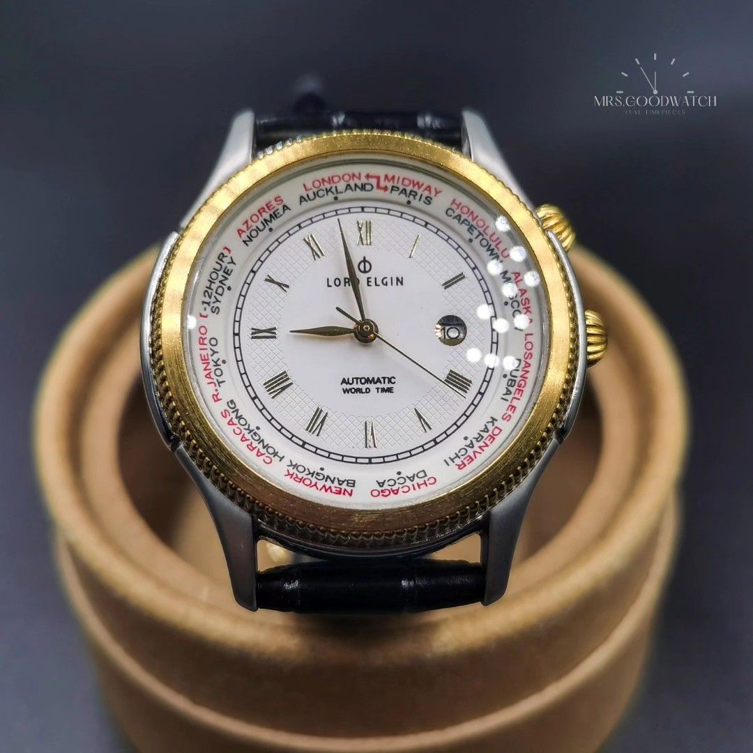 Lord Elgin World Time Automatic, Luxury, Watches on Carousell