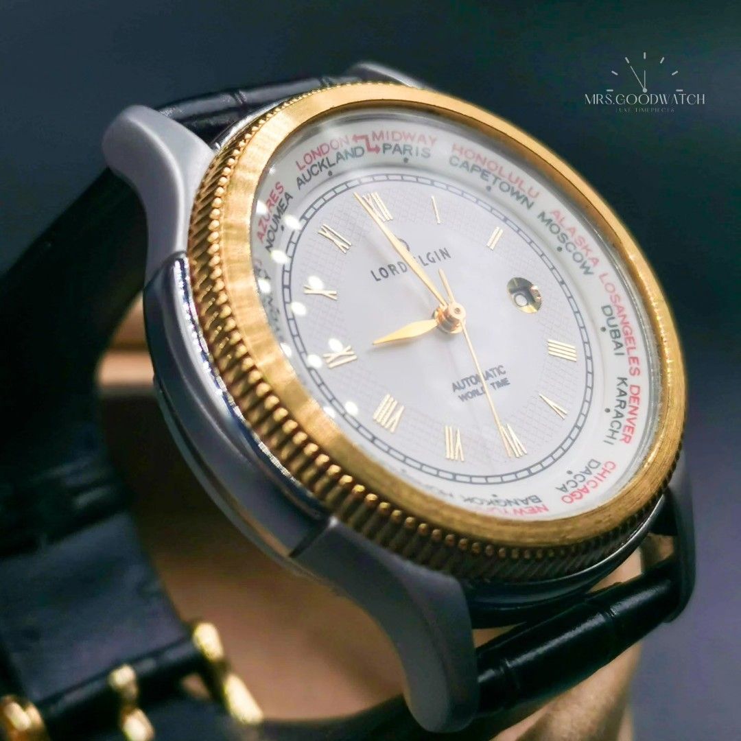 Lord Elgin World Time Automatic, Luxury, Watches on Carousell