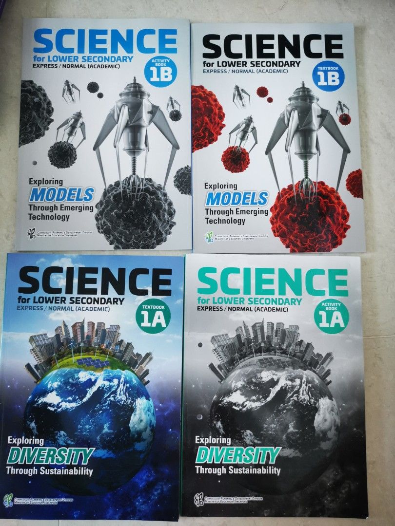 Lower Secondary Science Textbooks and activity books, Sec1 1A 1B ...