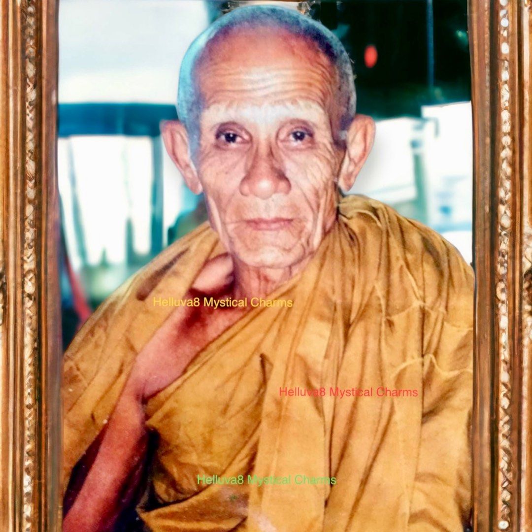 LP Pinak Duangta Sawan Krob Derm, Wat Sanomlao BE2532, Heavenly Eyes w ...