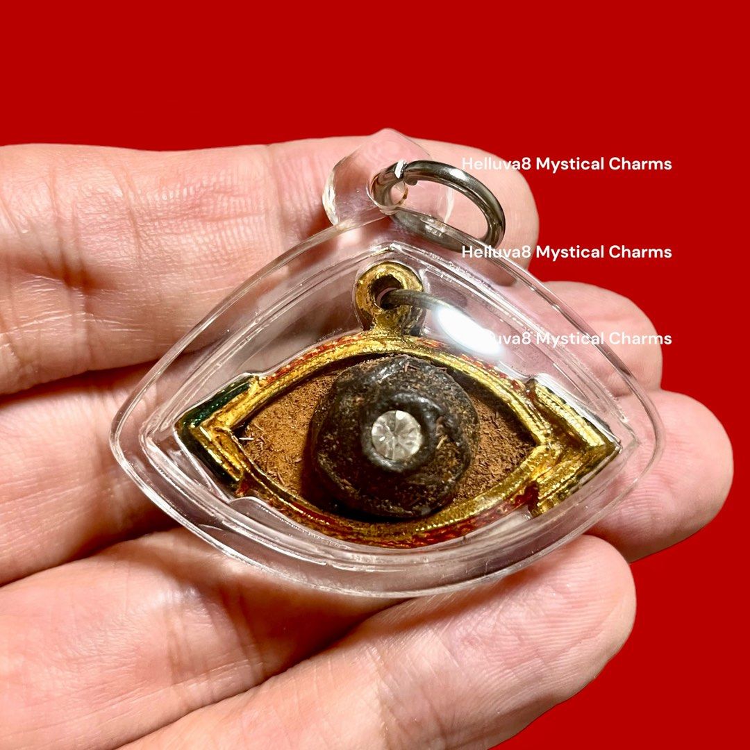 LP Pinak Duangta Sawan Krob Derm, Wat Sanomlao BE2532, Heavenly Eyes w ...