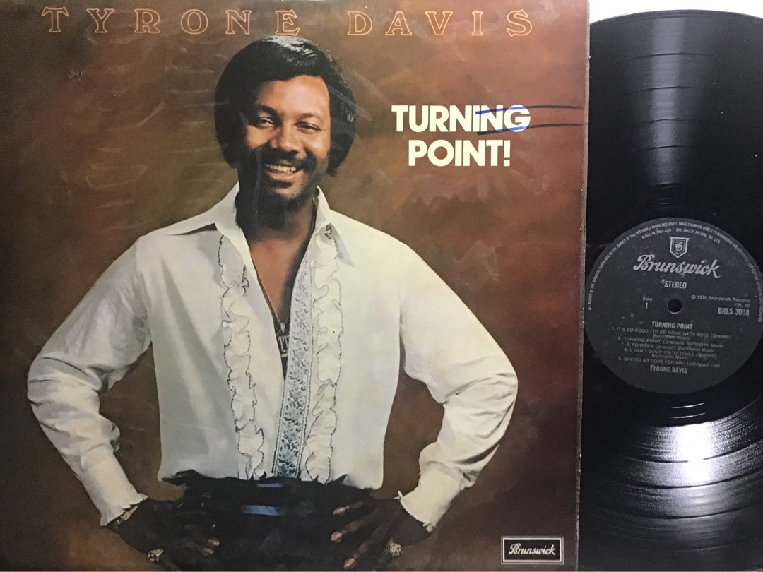 LP Tyrone David - Turning Point! OOP VINYL RECORD Anubis Piring Hitam ...