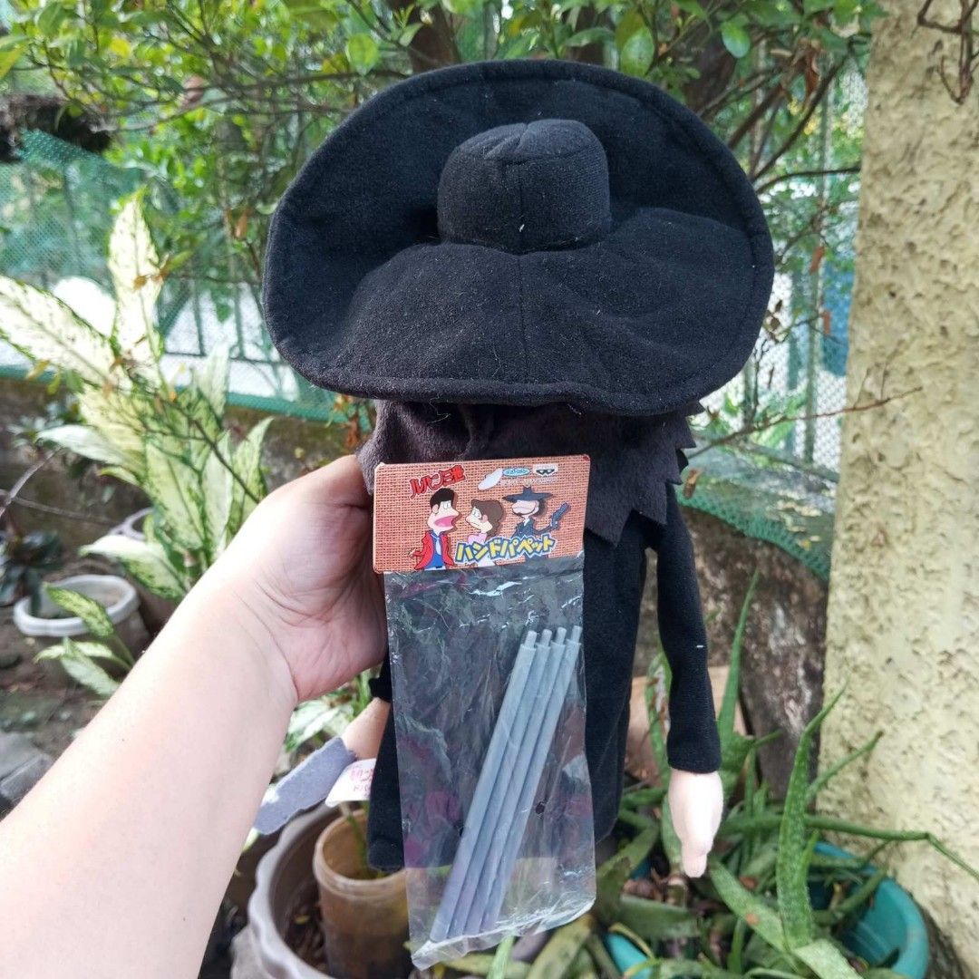 Lupin the Third Daisuke Jigen Hand Plush Puppet, Hobbies & Toys, Toys ...