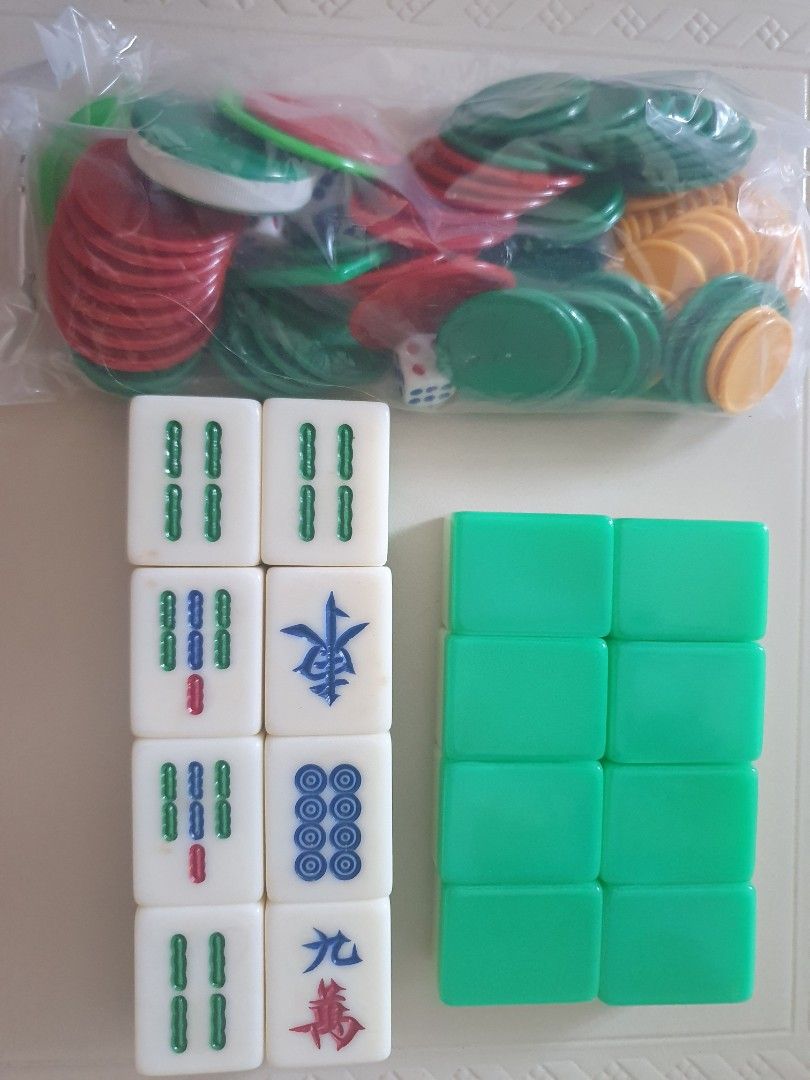 mahjong tiles standard size, Hobbies & Toys, Toys & Games on Carousell