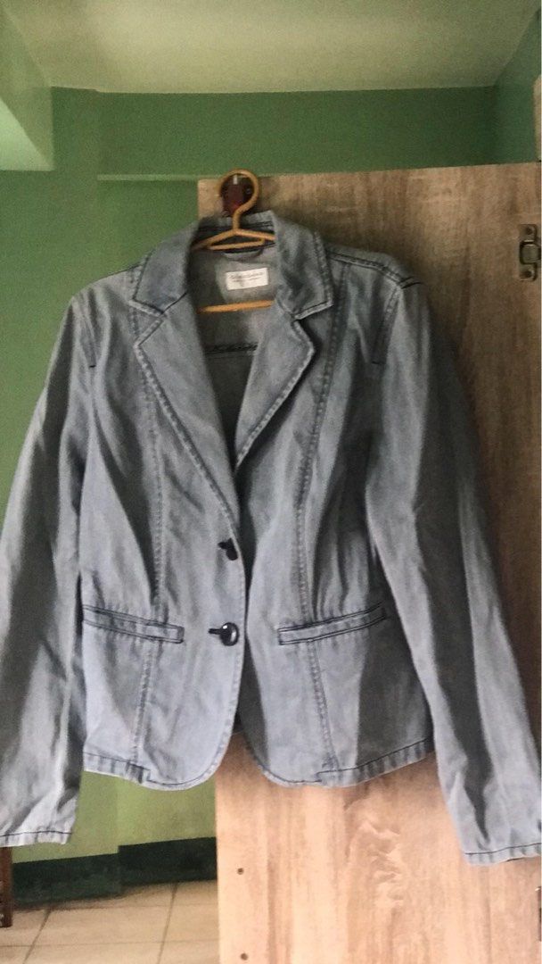 Maong Jacket, Women's Fashion, Coats, Jackets and Outerwear on Carousell
