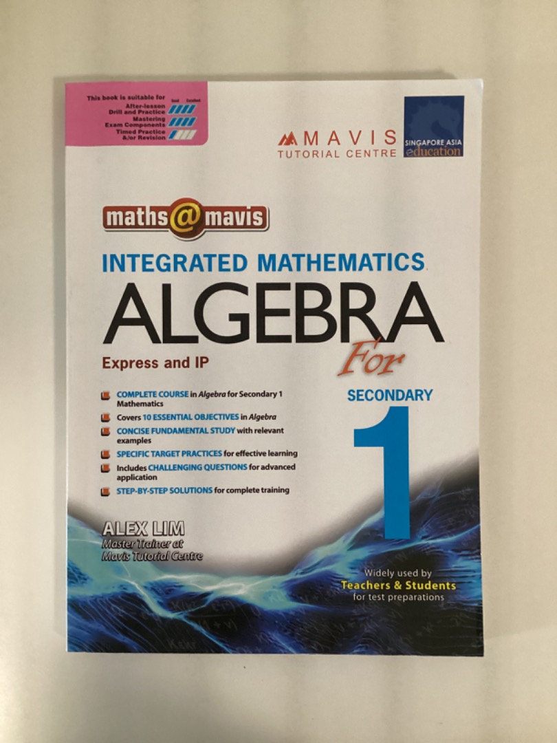 maths@mavis: Algebra for Sec 1 Assessment Book, Hobbies & Toys, Books ...