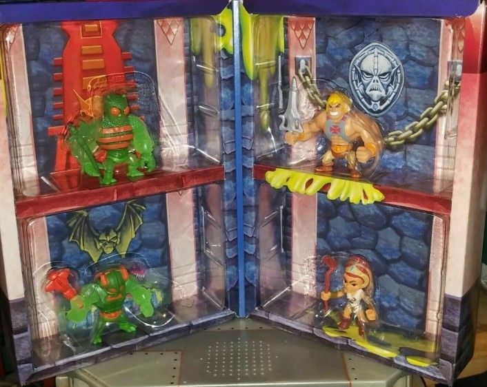Mattel - Masters of the Universe MOTU - Eternia Minis Multipack 3-in ...
