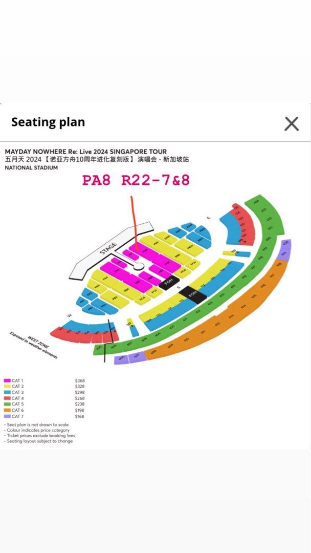 Mayday Cat 1 Physical Tickets x2 - Day 2 (14 Jan), Tickets & Vouchers ...