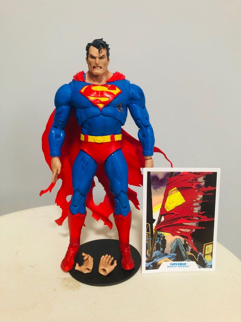 Mcfarlane Doomsday Battle Damaged Superman Death of Superman, Hobbies ...