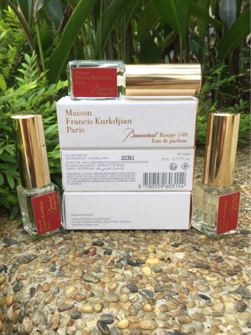 MFK Baccarat Rouge 540 Miniature, Beauty & Personal Care, Fragrance ...