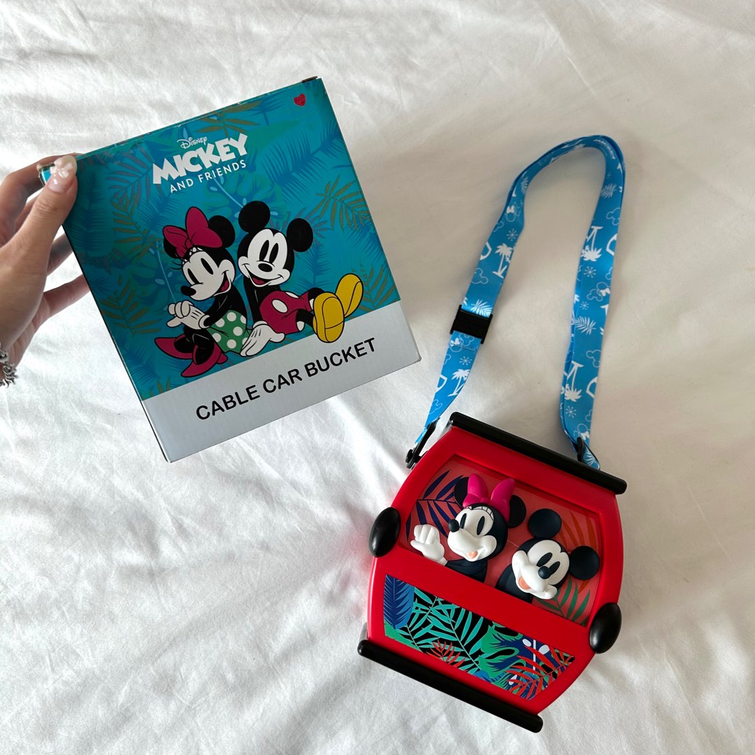 BNIB mickey mouse disney cable car bucket, Hobbies & Toys, Toys & Games ...