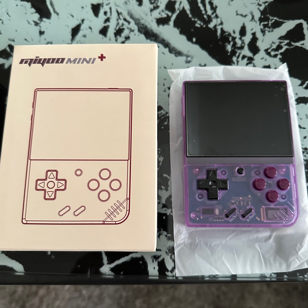 Miyoo Mini Plus (Onion OS 64GB, transparent purple) | retro handheld ...
