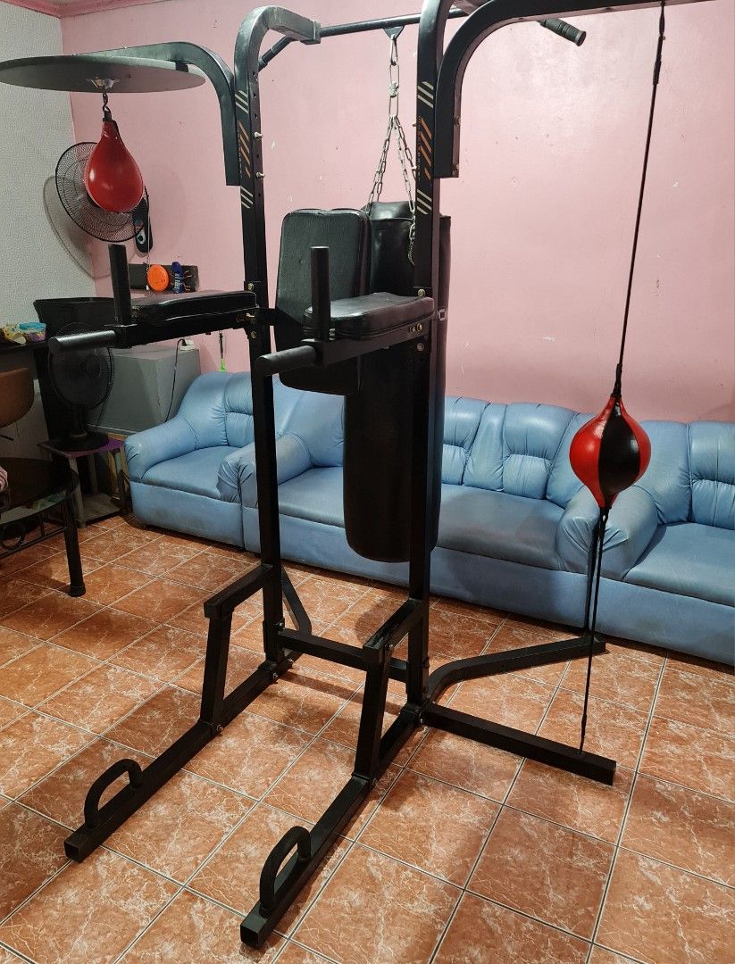 HOME GYM / MUSCLE POWER BOXING STATION GYM, Sports Equipment, Exercise ...