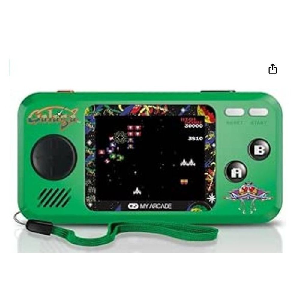 My Arcade Pocket Player Handheld Game Console: 3 Built In Games, Galaga ...