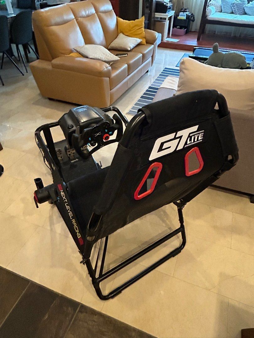 Next Level Racing GT Lite Foldable Simulator Cockpit, Video Gaming ...