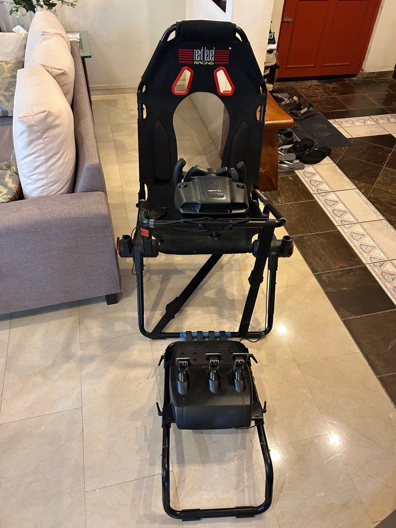 Next Level Racing GT Lite Foldable Simulator Cockpit, Video Gaming ...