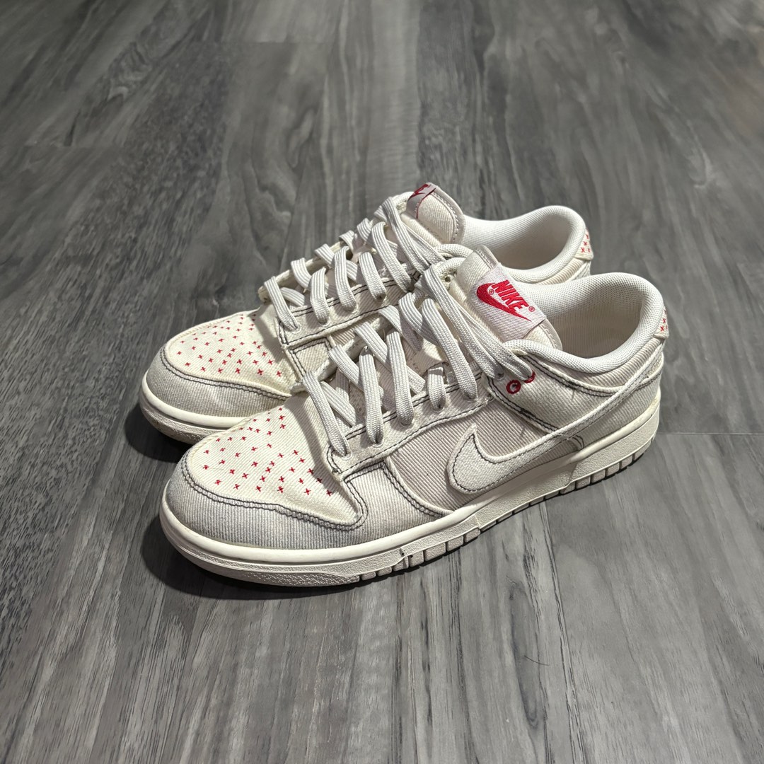 Nike Dunk Low Sashiko Light Orewood, Men's Fashion, Footwear, Sneakers ...