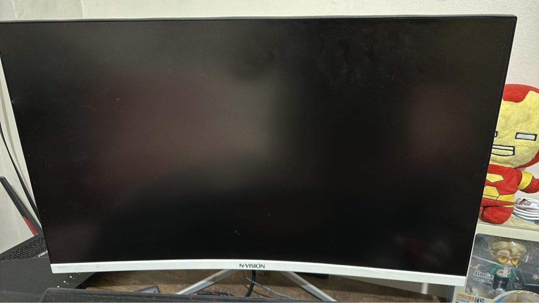 NVision 27 inch curve Led Monitor, Computers & Tech, Parts ...