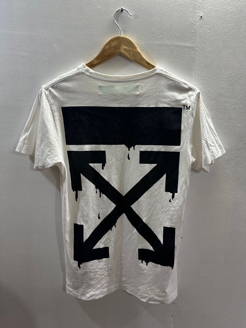 OFF WHITE X The Simpsons Bart Peace Sign T-, Women's Fashion, Tops ...