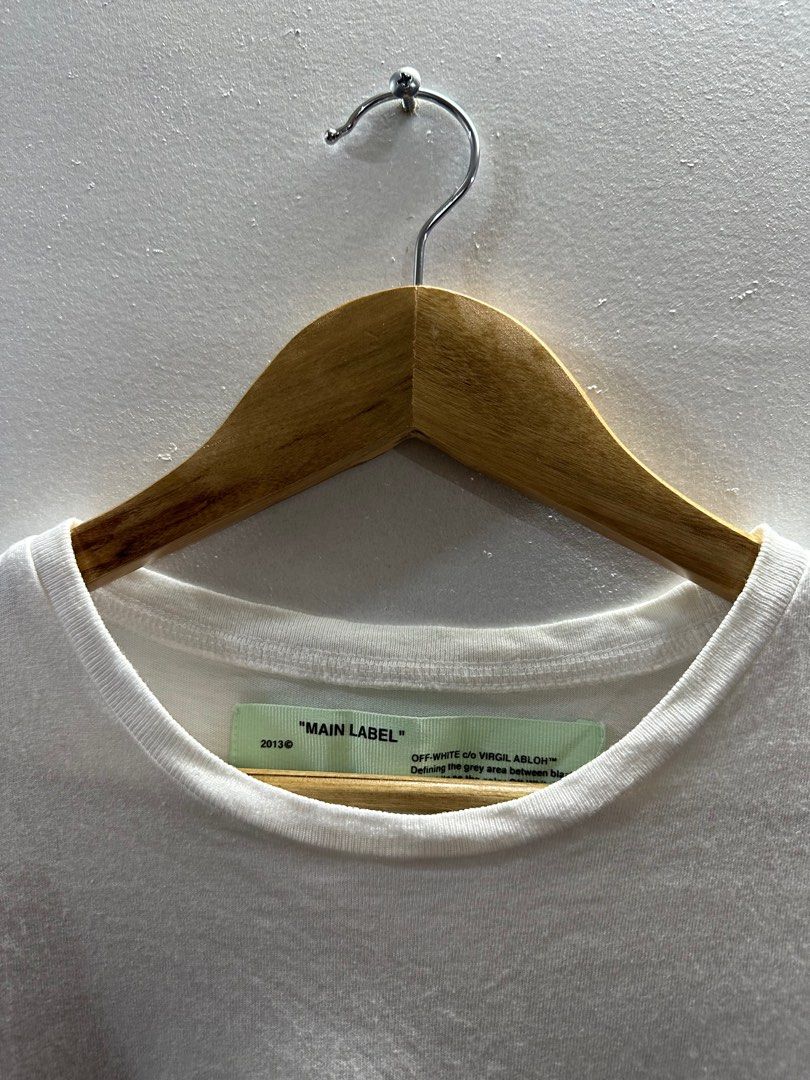 OFF WHITE X The Simpsons Bart Peace Sign T-, Women's Fashion, Tops ...